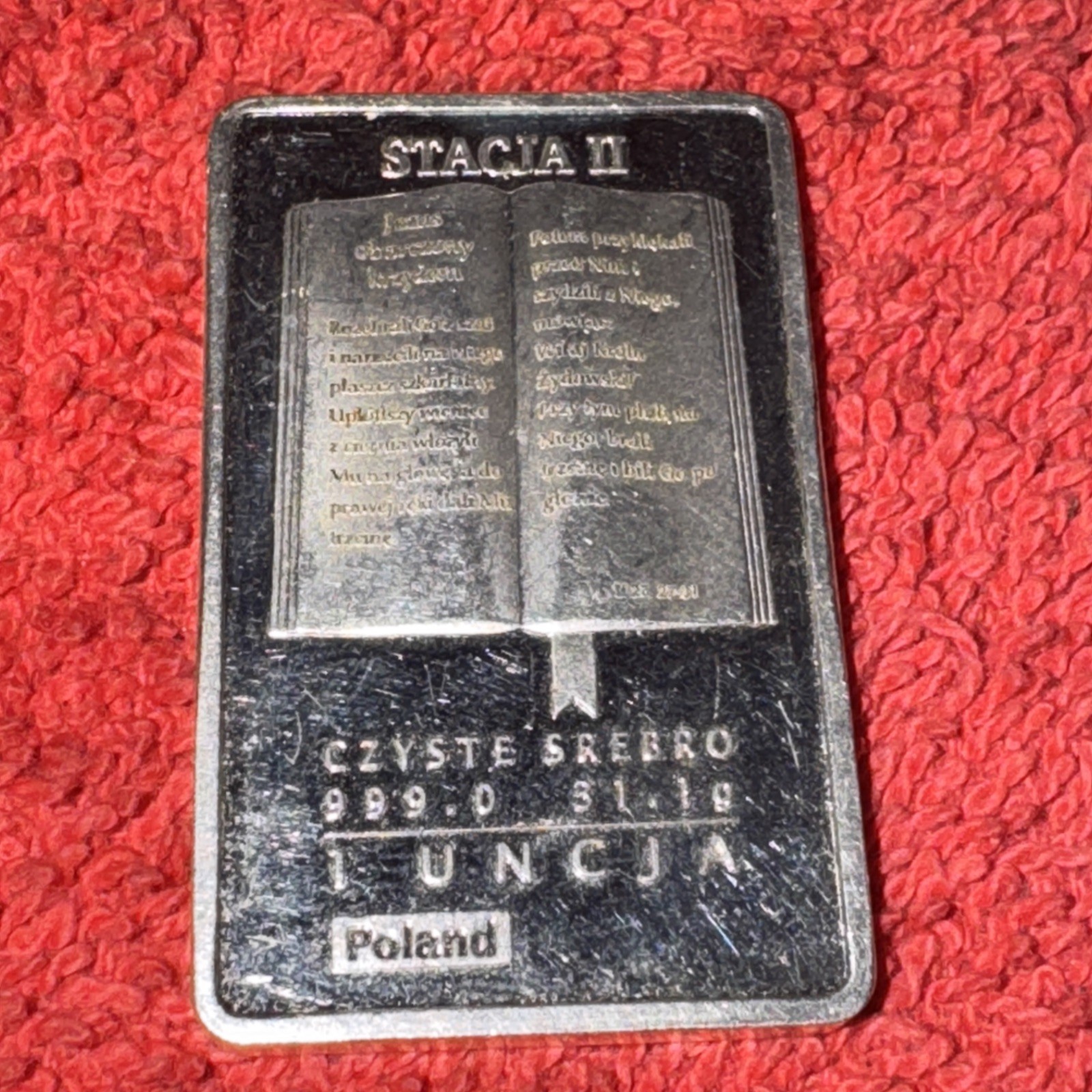 Pamp Silver 1 OZ Station Of The Cross II .999 Silver | eBay