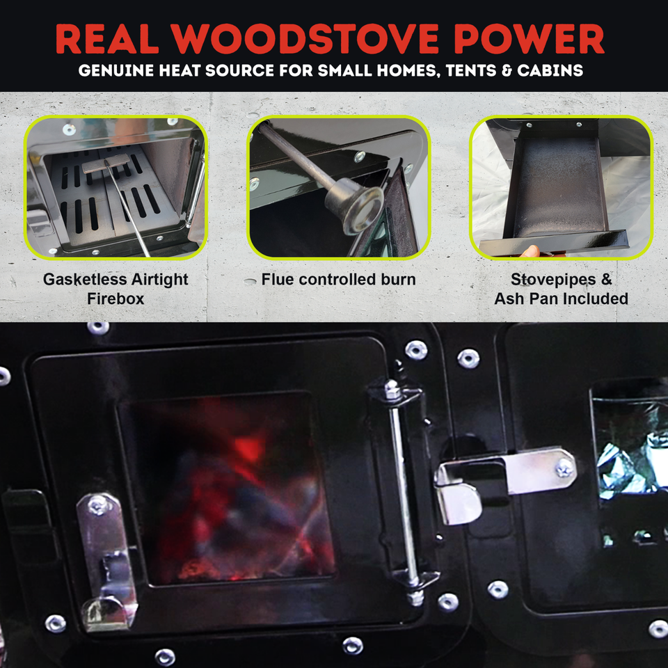 Stonehouse Forge "Trailblazer" Cookstove/Woodstove with Oven - Off-Grid ...