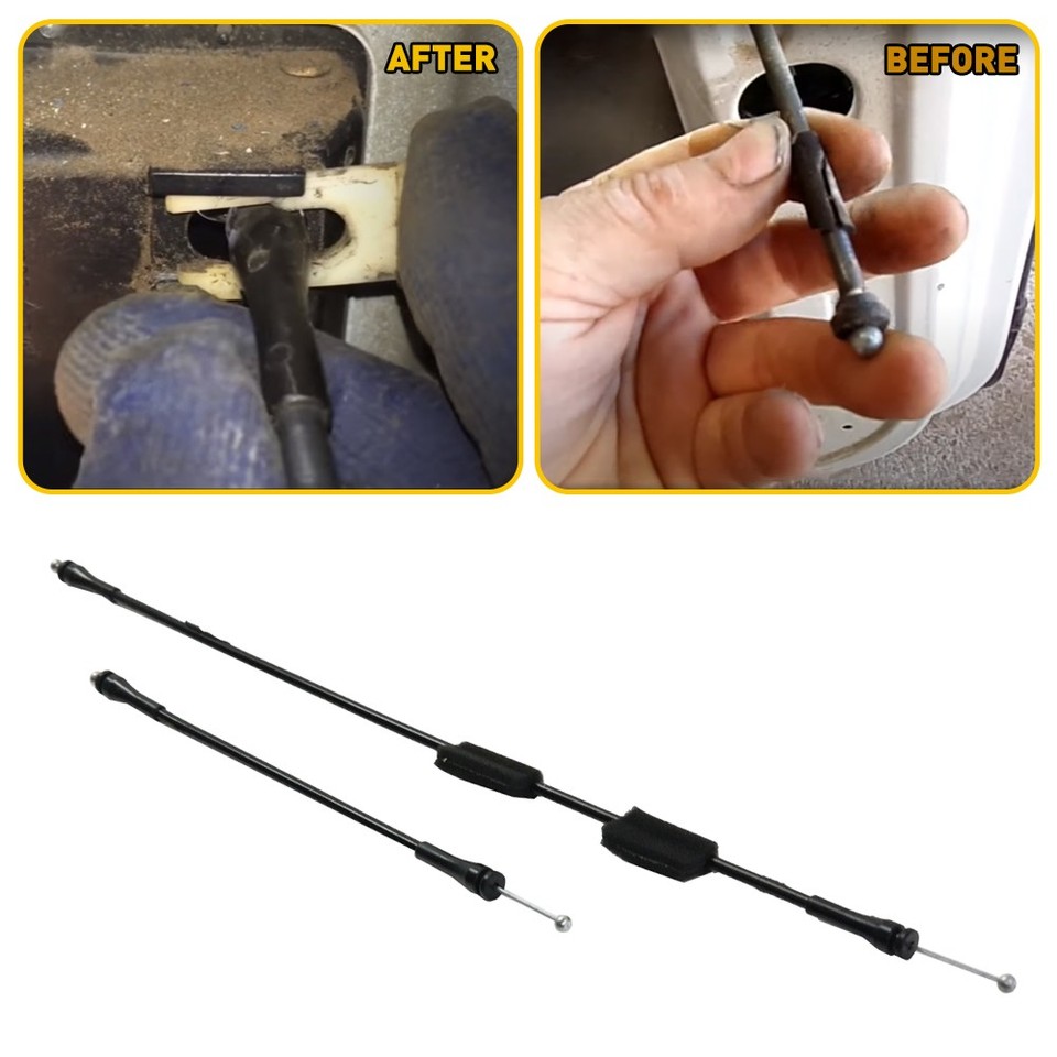 Right Rear Side Cargo Door Latch Cable for Ford E150 E250 E350 Vans ...