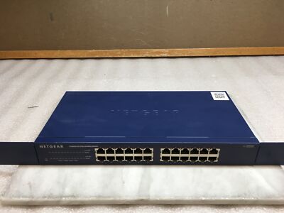 NetGear JGS524 v2 24-Port Unmanaged Network Gigabit Switch With Rack ...