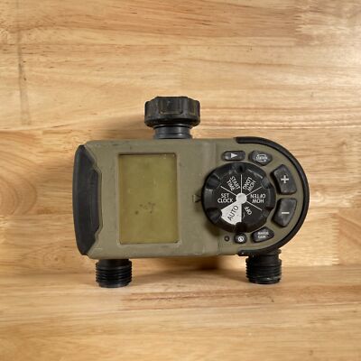 Orbit 56544 Green & Black 2-Outlet Programable Hose Faucet Timer For ...