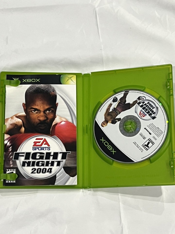 Fight Night 2004 (Microsoft Xbox, 2004) Complete Manual Free Shipping ...