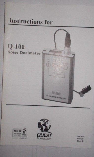 Quest Technologies Model Q-100 Noise Dosimeter for sale online | eBay