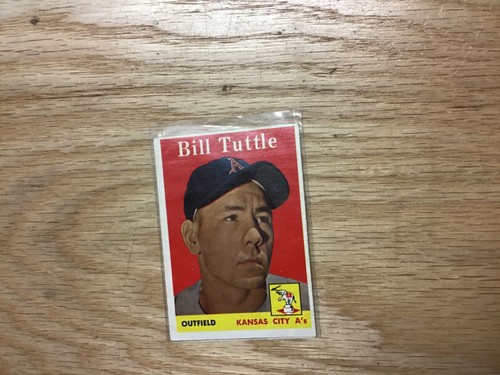1958 Topps Baseball Bill Tuttle Kansas City Athletics Card #23 | eBay