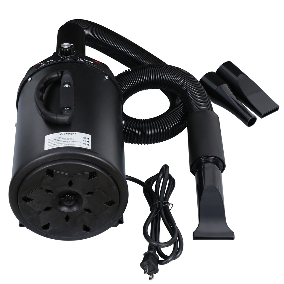 2400W Pet Grooming Quiet Hair Dryer Blow Blaster Blower 3.2HP For Dogs ...