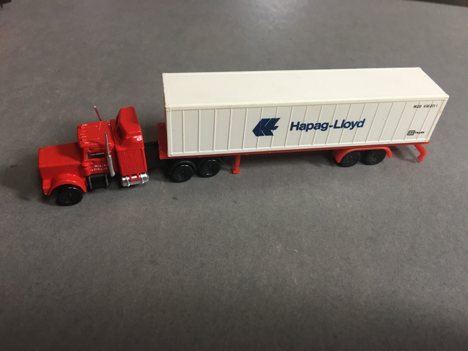 Semi Truck and Hapag-Lloyd Trailer N Scale Trains | eBay