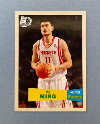 2007 Topps 50th Anniversary Basketball Yao Ming #11 Houston Rockets | eBay