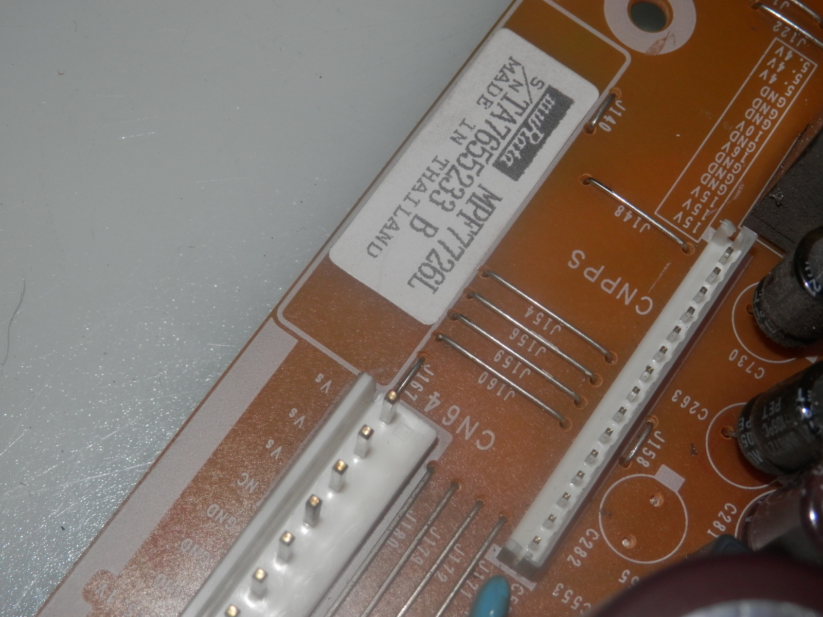 HITACHI P50S601 P50V701 P50X01A POWER SUPPLY HA02202 (MPF7726, PCPF0202 ...