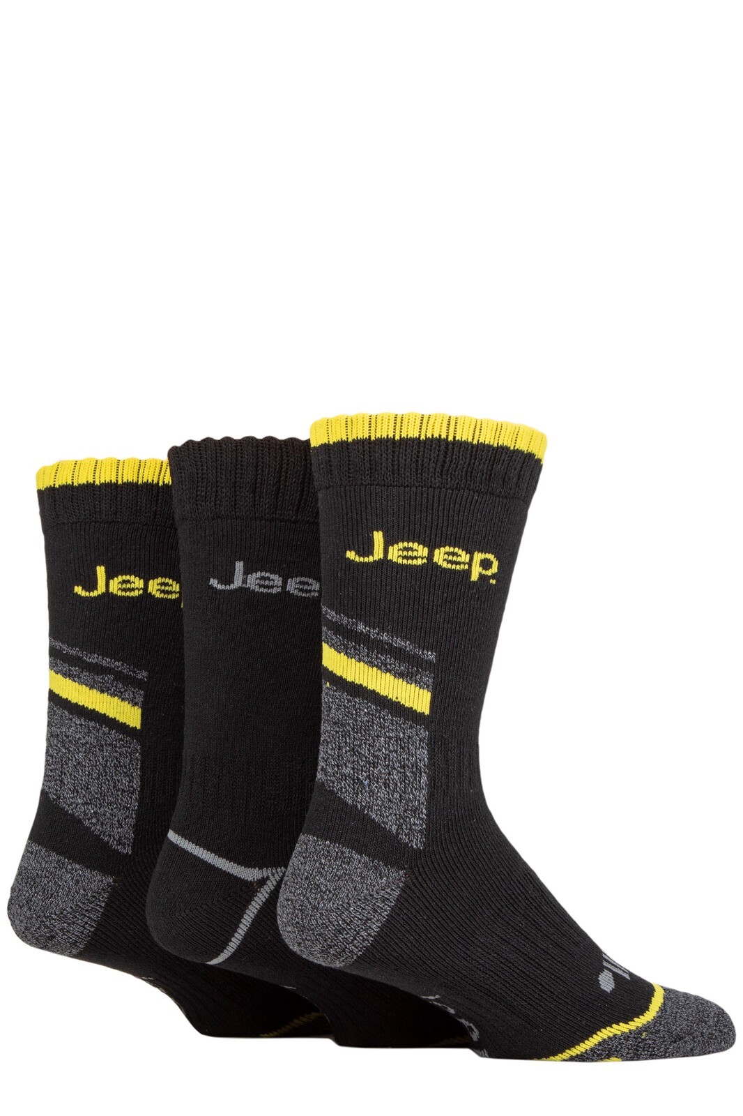 Jeep Men's Heavyweight Boot Socks for Work with Cushioning and Support ...