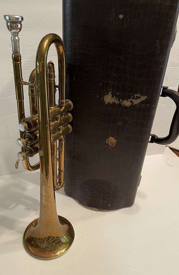 SALE Harry Pedler Art Trumpet 1940's - PROJECT - NEEDS WORK - Original ...