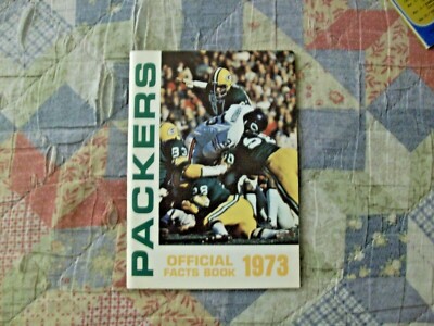1973 GREEN BAY PACKERS MEDIA GUIDE Yearbook JOHN BROCKINGTON Program ...