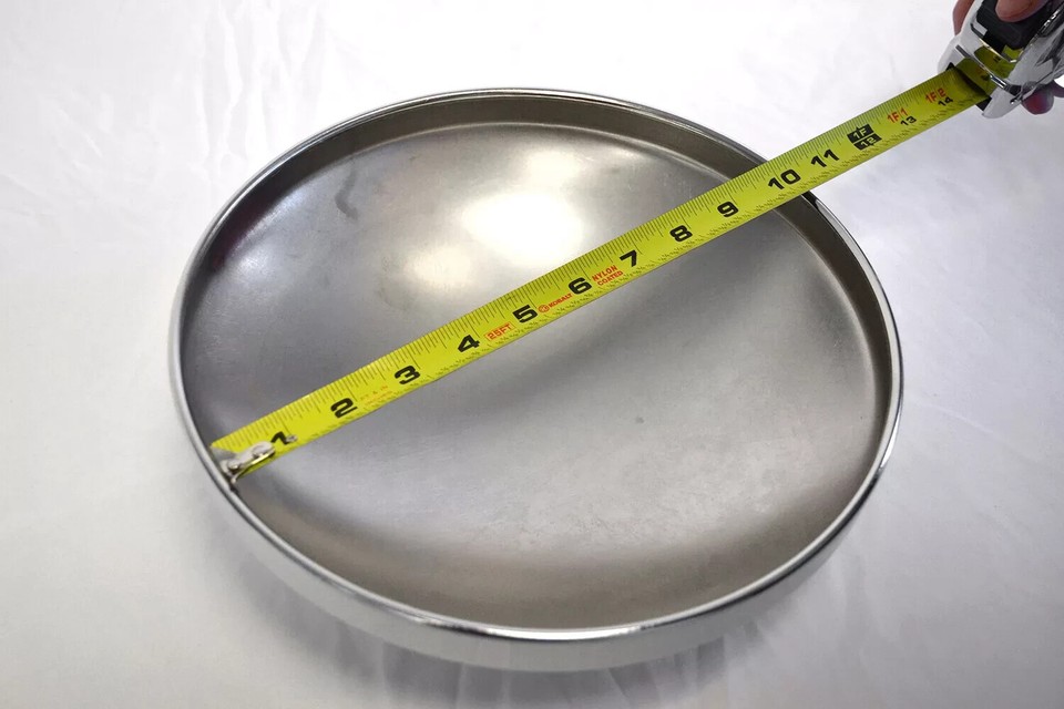 New 10-1/8" Baby Moons Moon Center Hubcaps | Wheel Cover For Hot Rod ...