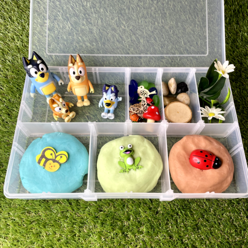 Bluey Backyard Adventure Playdough Kit. Small World Play. Bluey and ...