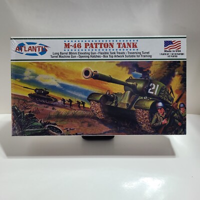 M-46 Patton Tank Plastic Model Kit A301 by Atlantis Models 2023. | eBay