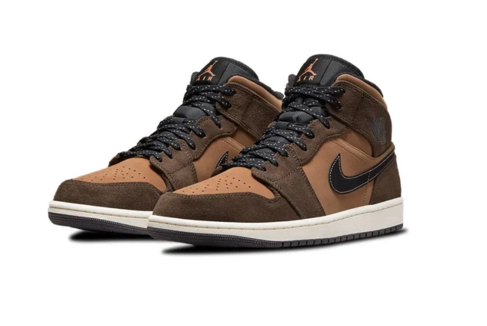 Nike Jordan 1 Mid SE Dark Chocolate DC7294-200 Men's & GS Sneakers NEW ...
