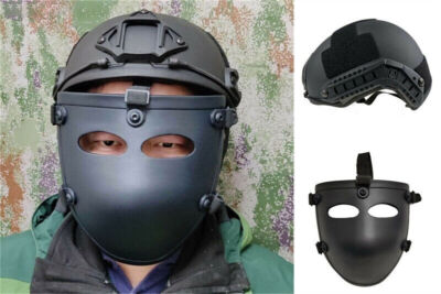 Ballistic IIIA Bullet Proof Helmet UHMW-PE Bulletproof Face Guard ...