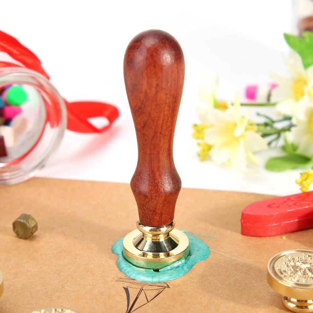 Retro Bee Shape Wax Seal Fire Painting Stamp DIY Scrapbooking Envelope ...