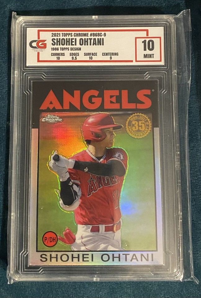 SHOHEI OHTANI 5 Card Graded Lot w/CASE HIT paper Stadium Club Beam Team ...