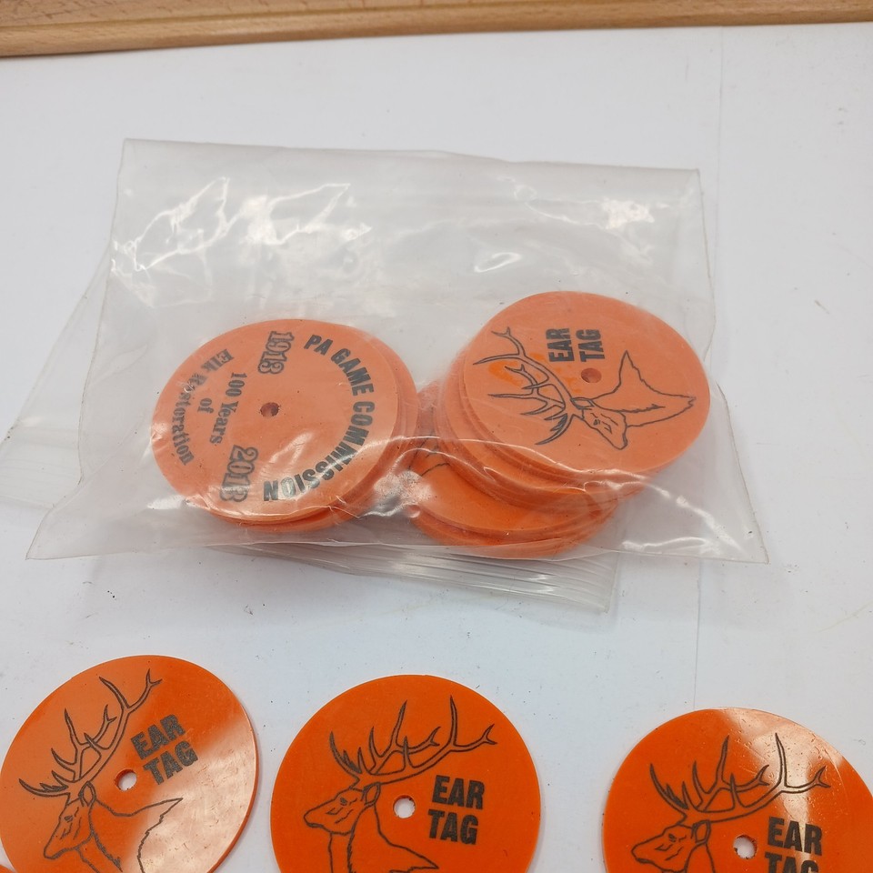 2013 PA Game Commission Elk Hunting Ear Tag 100 Years ( lot of 26) | eBay