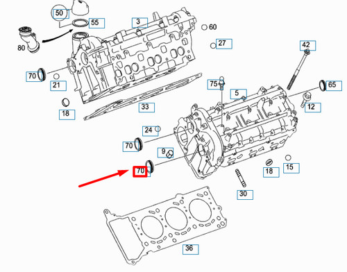 NEU MERCEDES-BENZ ML W164 HOCHDRUCKPUMPE VERSCHLUSSDECKEL A0009976320 ...