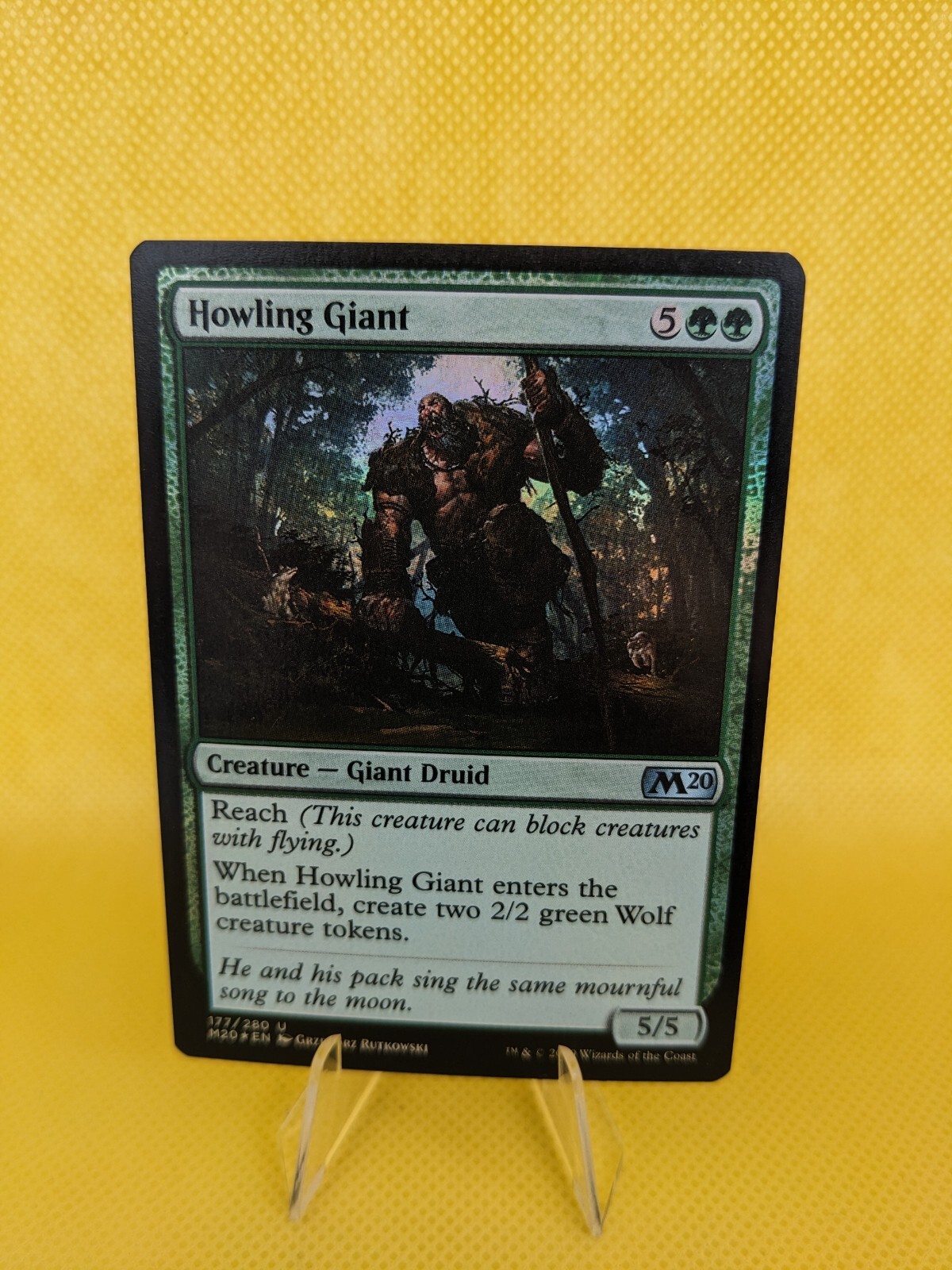 MTG Howling Giant FOIL Core Set 2020 / M20 NM Green Uncommon MAGIC MTG ...