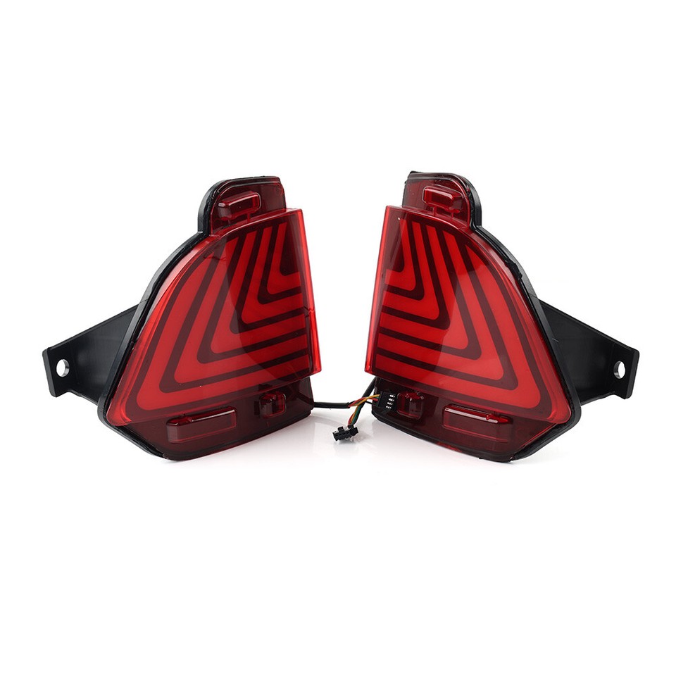 Pair LED Rear Bumper DRL Turn Signal Brake Lamp For Lexus LX570 2016 ...