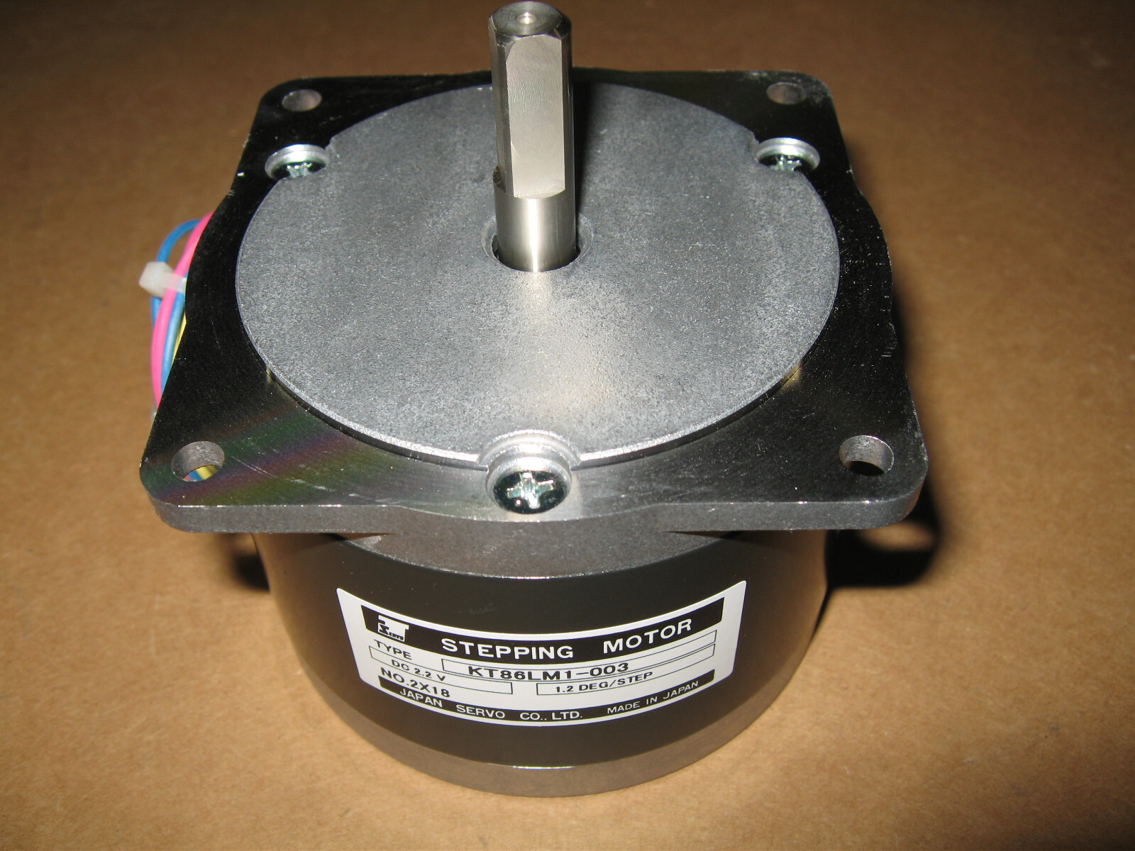 Japan Servo Co. Stepper Motor KT86LM1-003 22VDC 1.2 Deg/Step | eBay