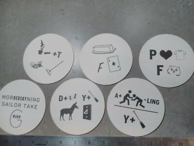 6 New Narragansett Lager Beer 2017 Rebus Puzzle Coasters Rhode Island ...