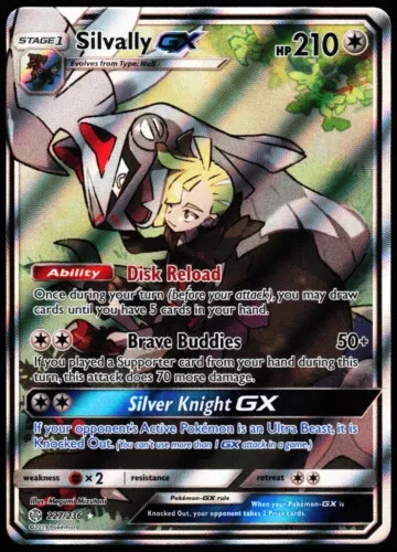 Pokemon Card - Silvally GX (Full Art) - Cosmic Eclipse 227/236 Ultra ...