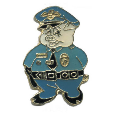 Pig Policeman Cop Lapel Pin Cap Hat Tie Tac FAST USA SHIPPING | eBay