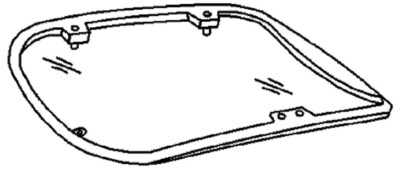 Fits Dodge Viper GTS 1996-2002 2 Door Coupe Heated Rear Back Window ...