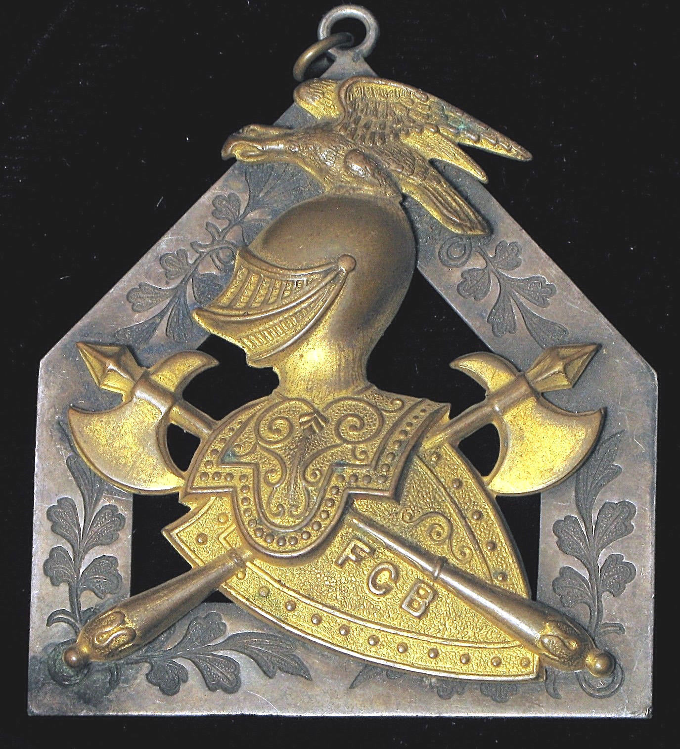 ANTIQUE 1874 COIN SILVER KNIGHTS OF PYTHIAS PRESENTATION MEDAL ...