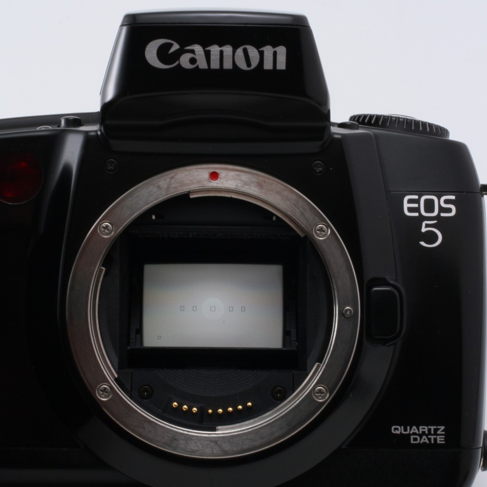 【NEAR MINT】 Canon EOS5 QD Quartz Date SLR 35mm Film Camera Body From ...