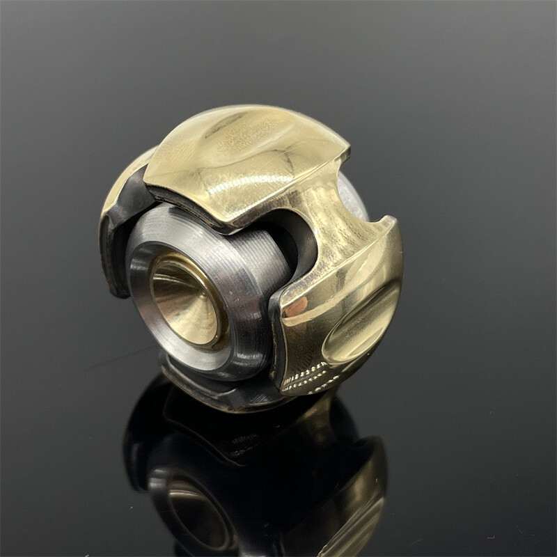 Noise Brass Fidget Spinner EDC Adult Metal Hand Spinner Fidget Toys ...