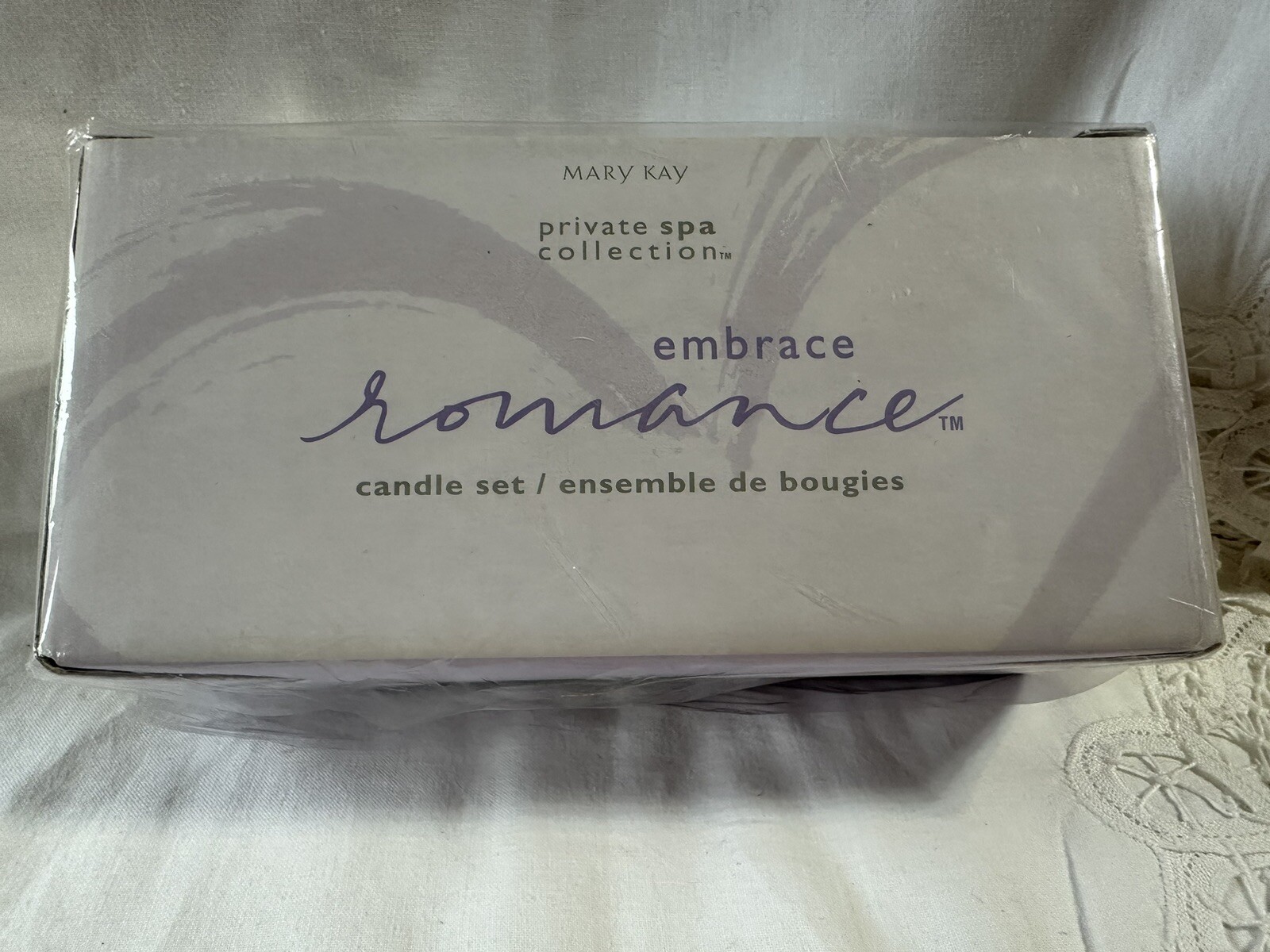 New Sealed Mary Kay Private Spa Collection Embrace Romance 3 Candle Set ...