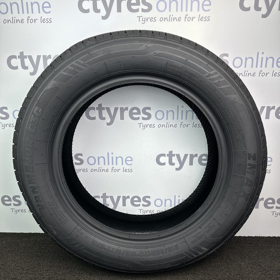 2X New 215 60 17C VAN TYRES ZMAX VAN 109/107 T 215/60R17C 2156017C (2 ...