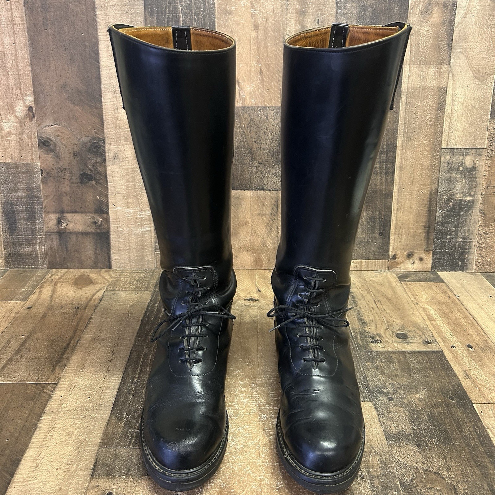 Unbranded Vintage Tall Patrol Lace Up Work Boots Mens 13 EE | eBay