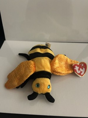 2000, Retired, "Buzzie" the Bee, Ty Beanie Baby, Plush, Toy, W/Tags | eBay