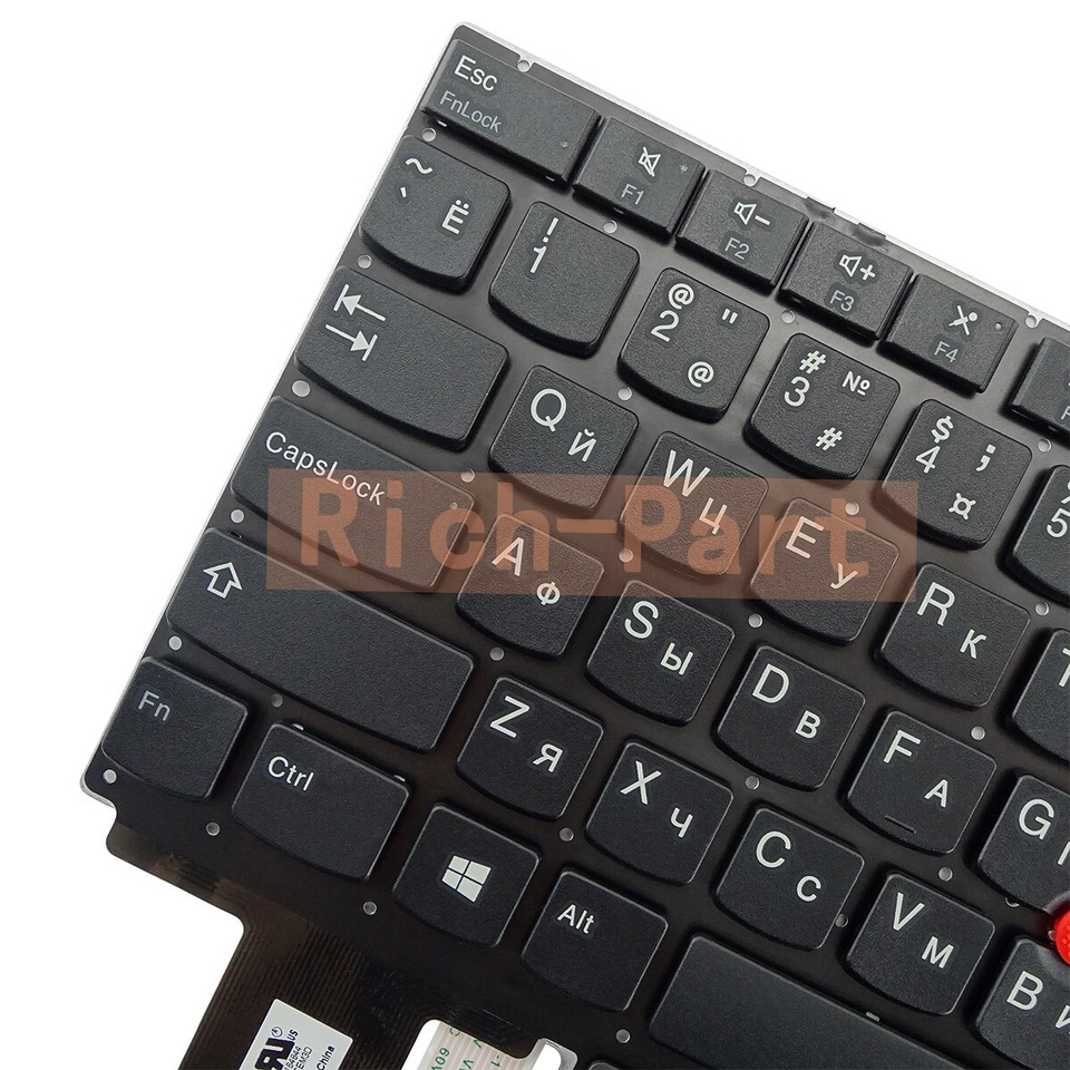Russian Non-Backlit W/Trackpoint Keyboard for Lenovo Thinkpad R14 S3 ...