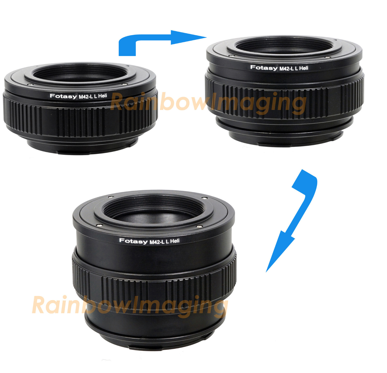 M42 42mm Screw Lens to Panasonic S L S5II S5IIX Adapter Macro Focusing ...