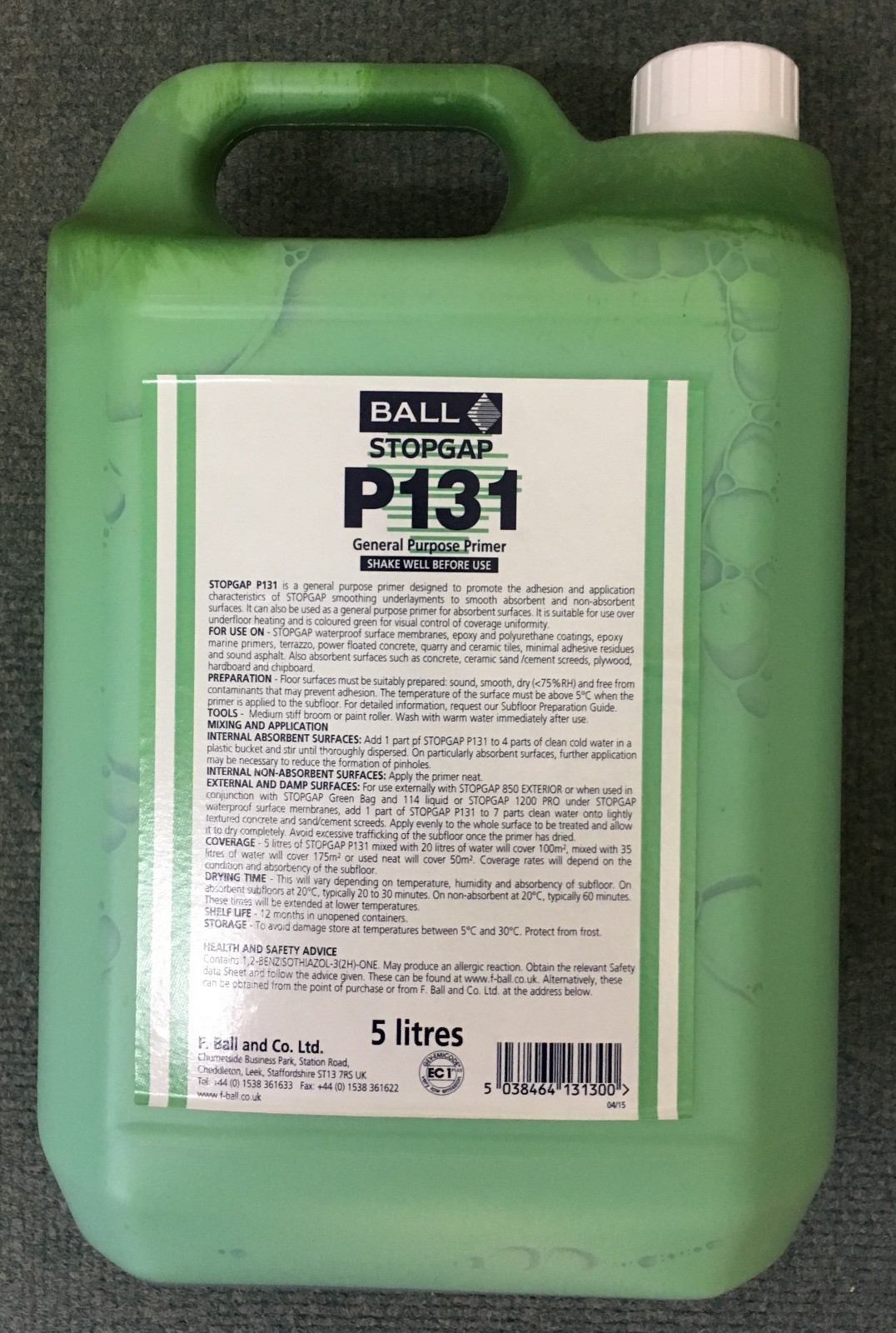 Ball & Co Stopgap P131 Neoprene Primer 5 Litre for sale online | eBay
