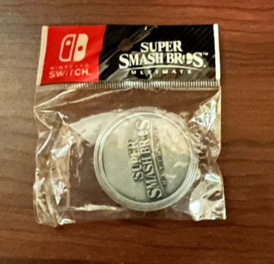 Super Smash Bros Ultimate Collectible Coin - Nintendo Switch Sealed New ...