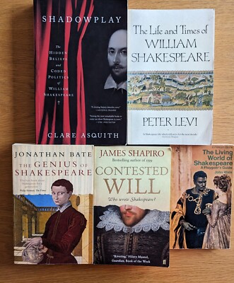 Shakespeare Books, John Wain, Peter Levi, Jonathan Bate etc. 5 Volumes ...