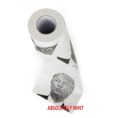Donald Trump Novelty Funny Toilet Paper Soft Printed Gift Toilet Tissue ...