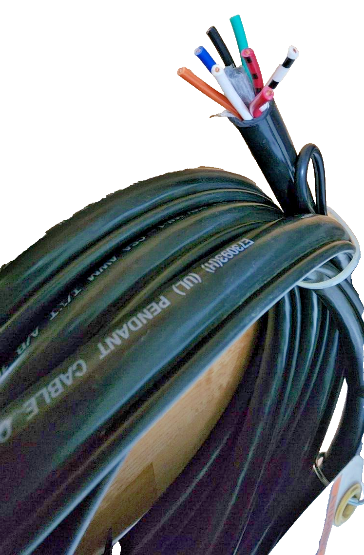 HARRINGTON ER2M HOIST 12 FT CABLE PENDANT 4 BUTTON 172839-001 WITHOUT ...