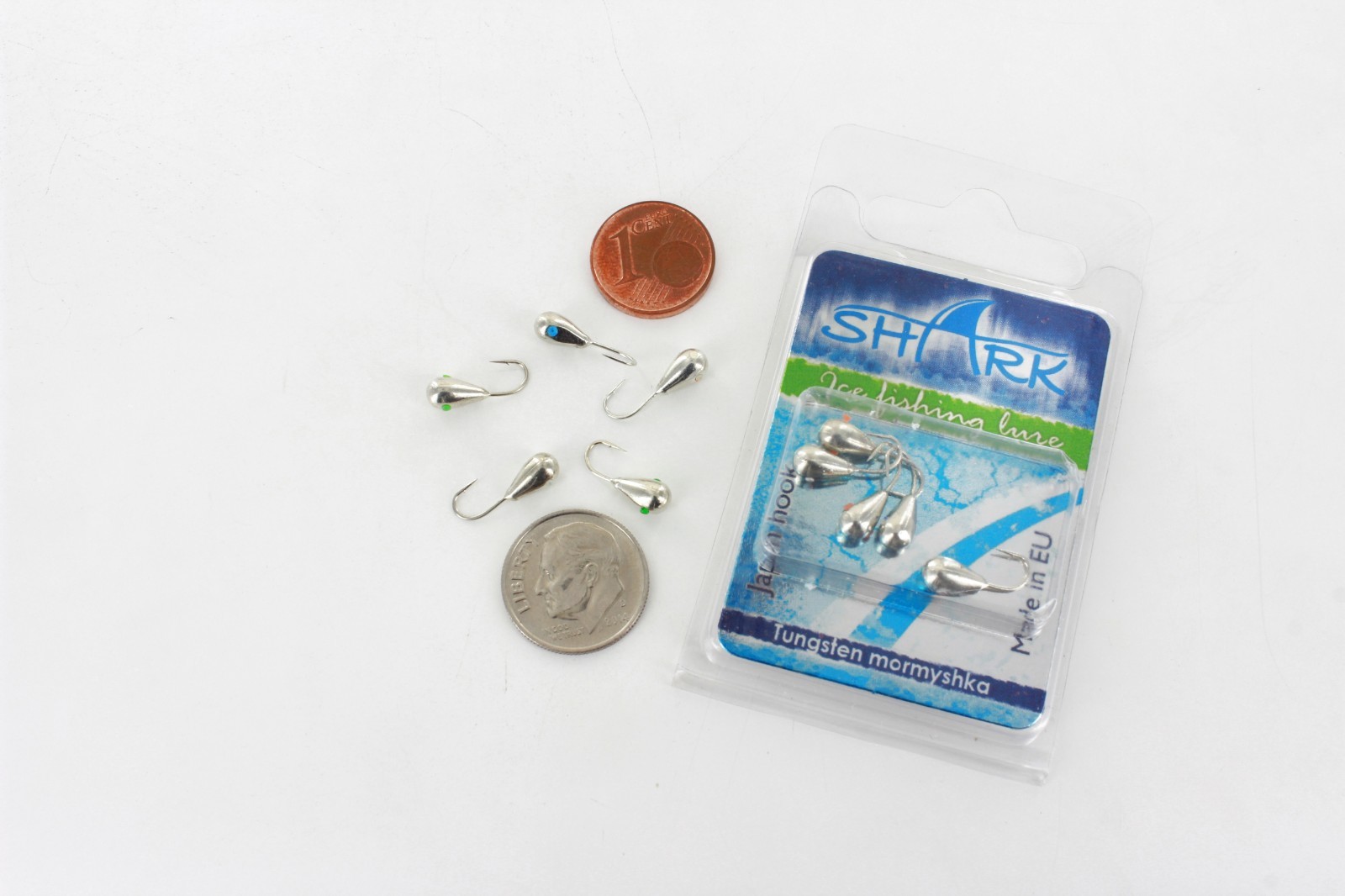 Tungsten Ice Fishing Jigs - Marmooska Winter Jig Heads (Hook# 14 - 12 ...