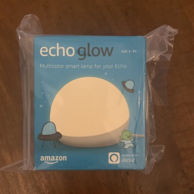 New Amazon Echo Glow Multi-color Smart Lamp Compatible With Alexa ...