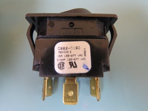 MCGILL 0862-0180 Qty of 10 per Lot C0-06; ROCKER SWITCH; DOUBLE POLE ...