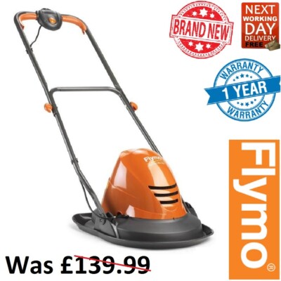 New Flymo Turbo Lite 250 Electric Lawn Mower Hover – 1400 W, 25 cm ...