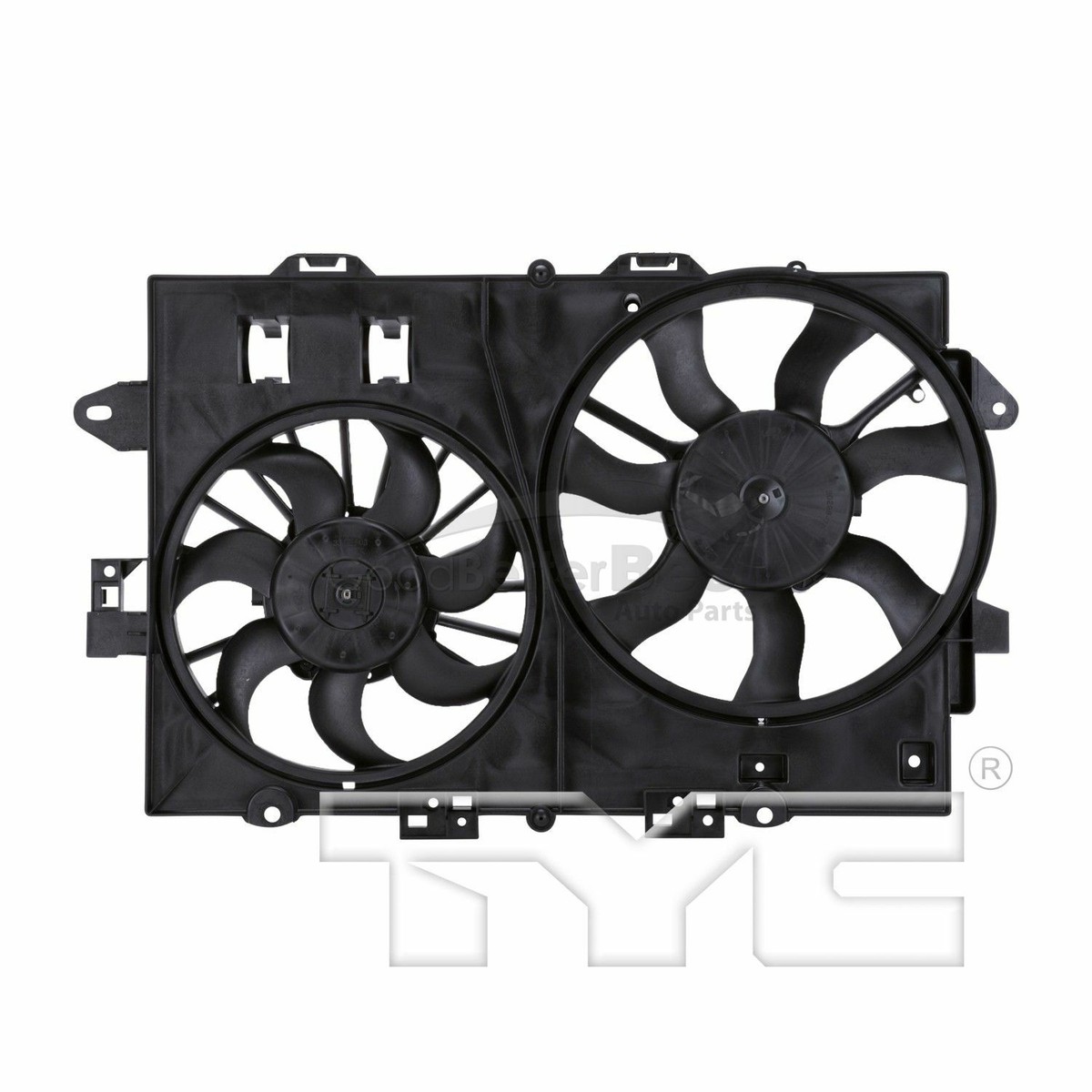 Silverado Cooling Fan TYC Cooling Fan Assembly For 2007-2013 Chevrolet ...